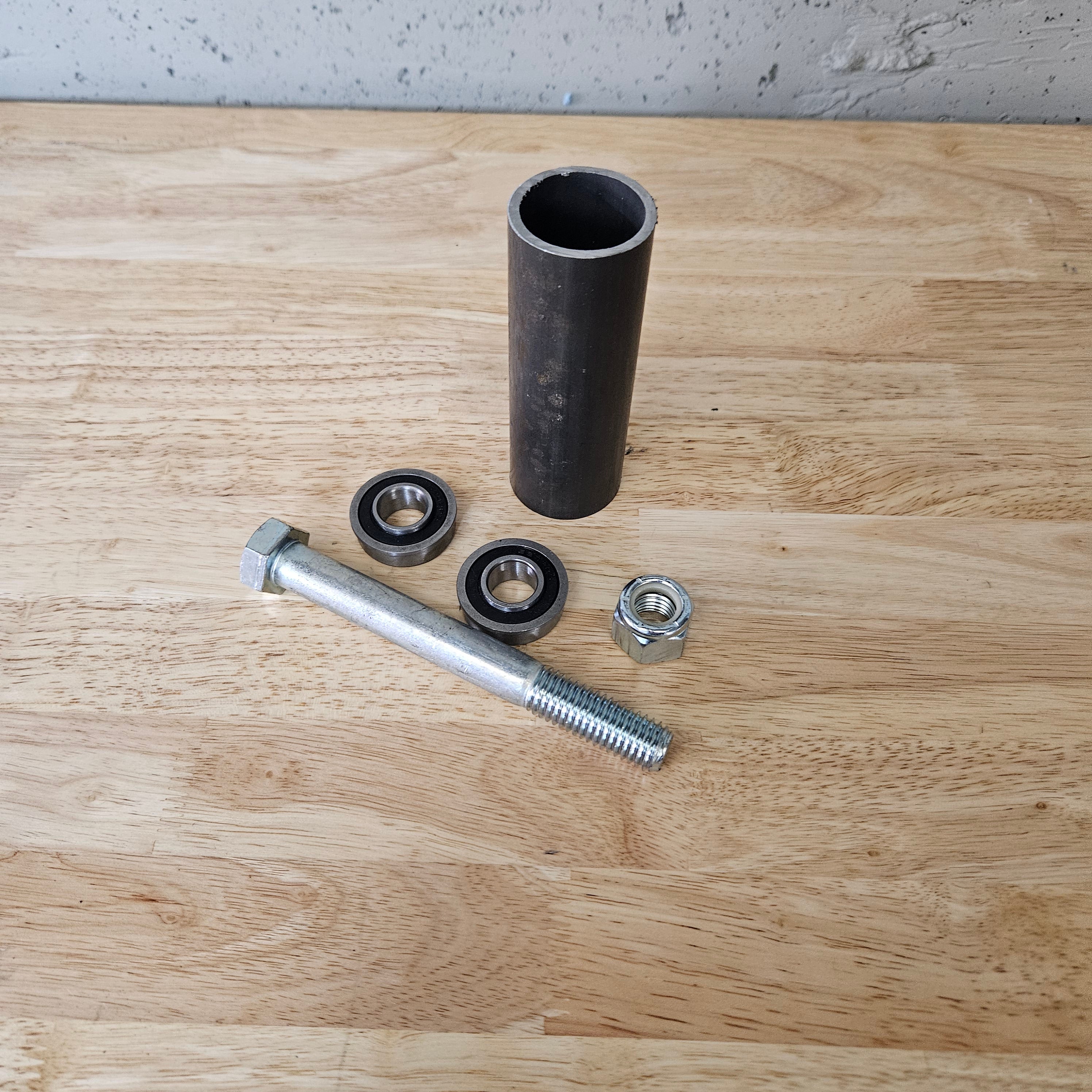 DIY - Mini Bike Neck and bearings 5/8 bolt | Why Wait Welding